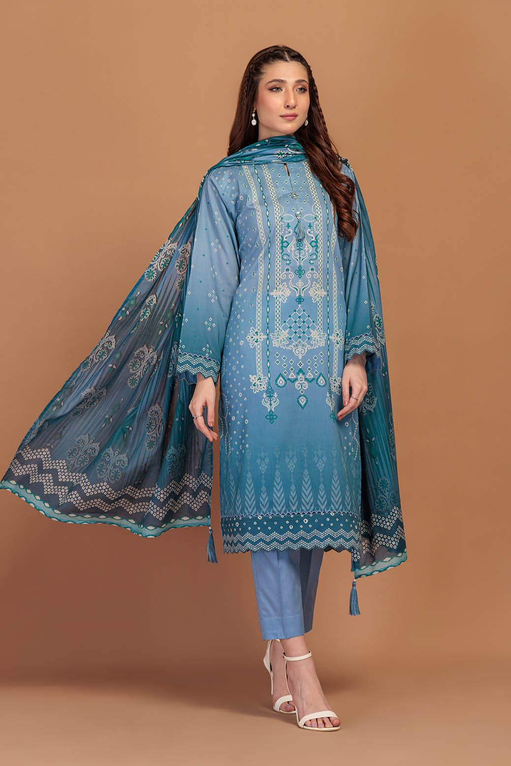 SEA BLUSH - 3 PC (2S24P3P293) – Bonanza Satrangi