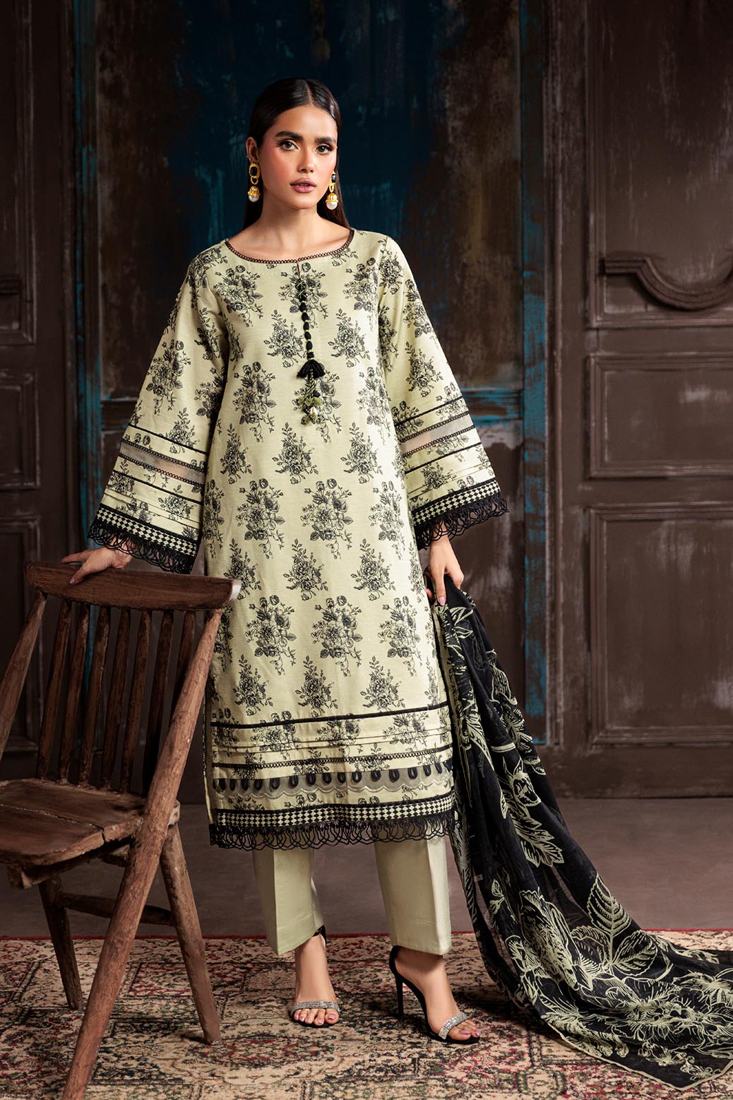 VINTAGE FLOWER - 3 PC (1W24P3P001) – Bonanza Satrangi