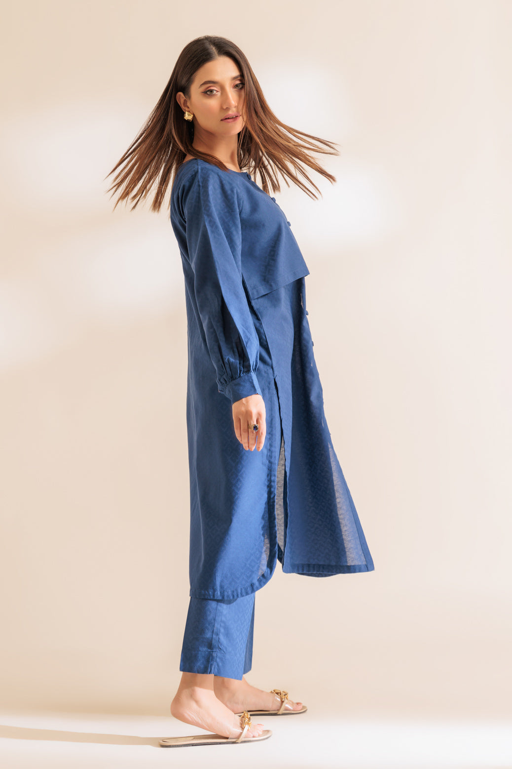 BLUE-JACQUARD-2 PIECE (SS2242P10) – Bonanza Satrangi