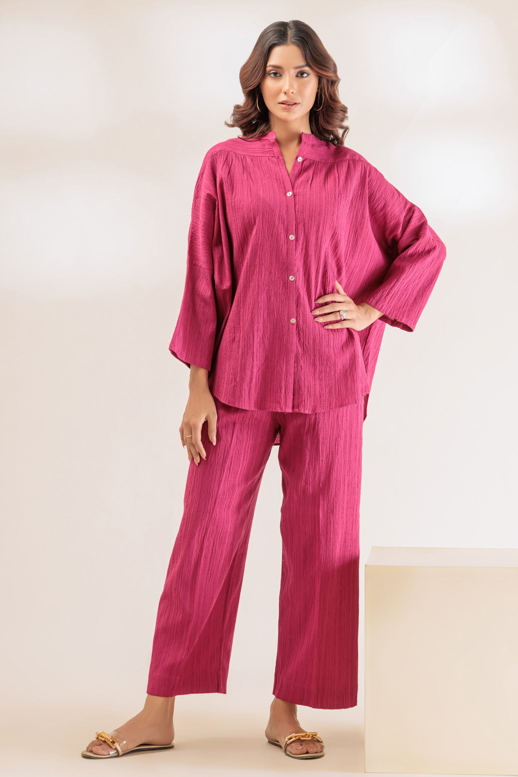 HOT-PINK-DYED-2 PIECE (WA6232P06) – Bonanza Satrangi