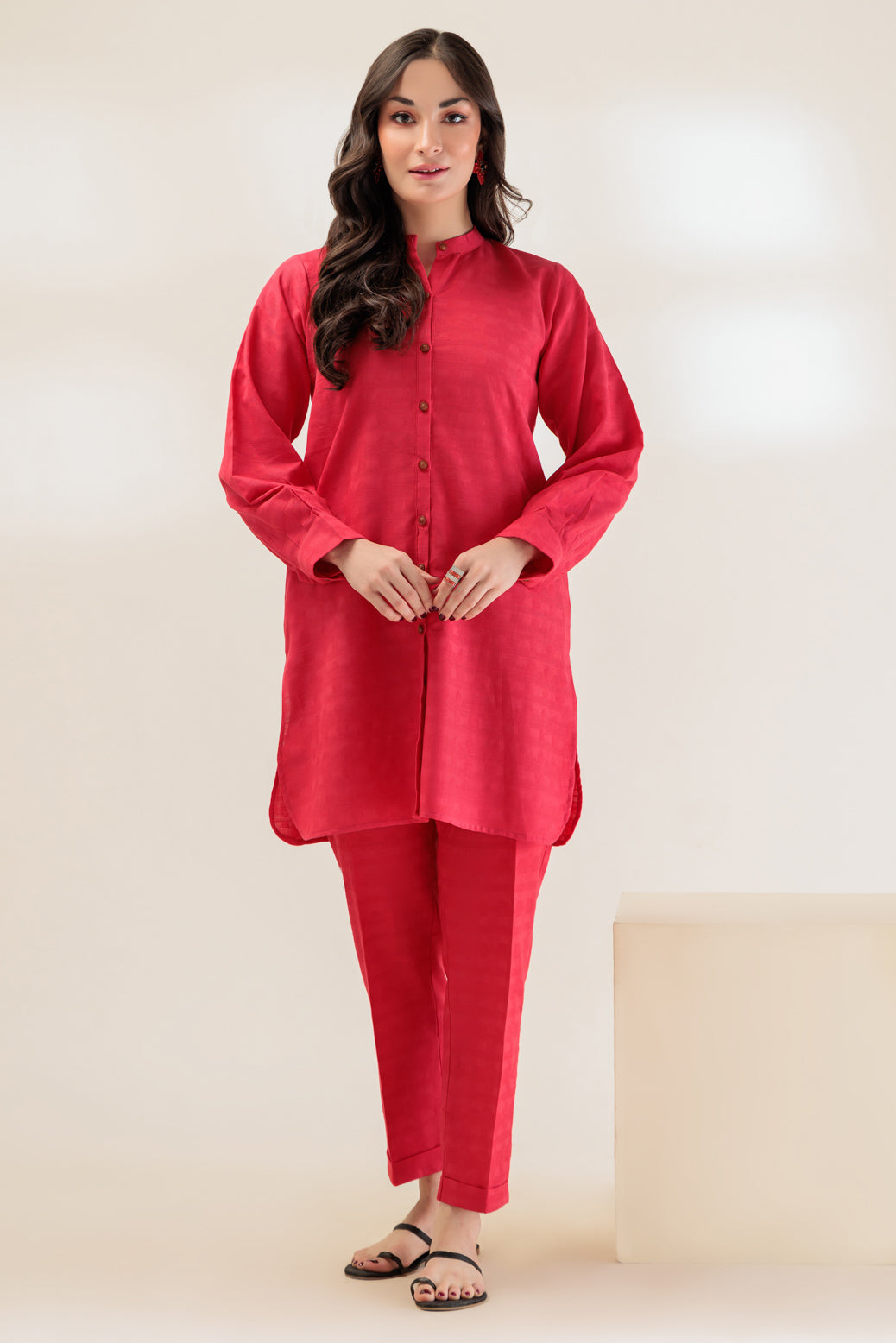 RED-JACQUARD-2 PIECE (WS6232P37) – Bonanza Satrangi