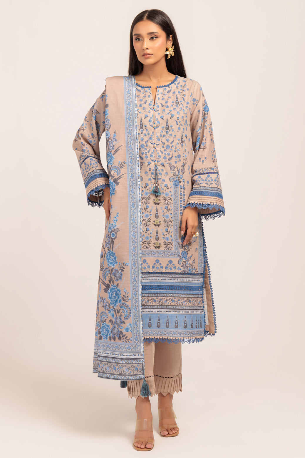 GREY-KHADDAR-3 PIECE (WS6243P29) – Bonanza Satrangi